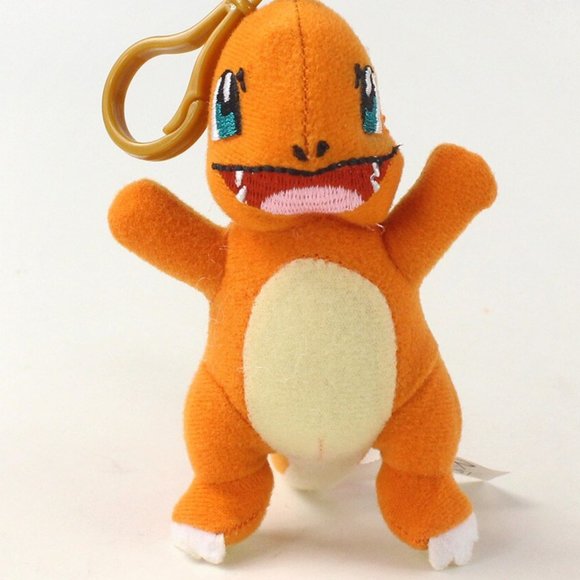 Toys | Pokemon Charmander Plush Backpack Clip Key Chain 3 By Tomy 213 ...
